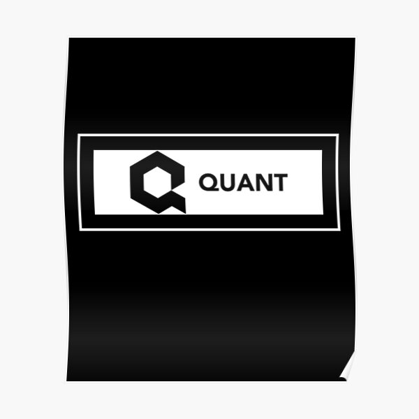 "Quant network QNT logo " Poster for Sale by Digitalassetart | Redbubble