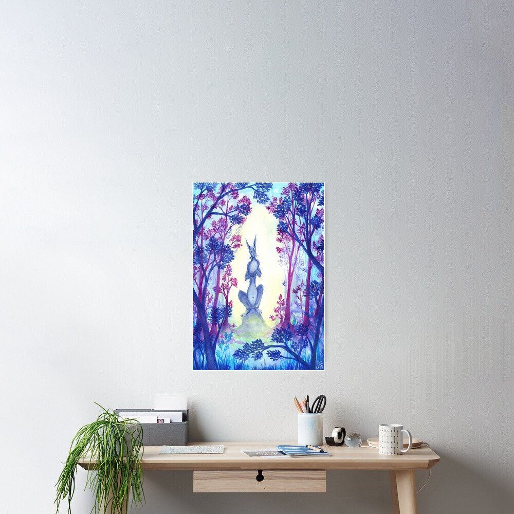 "Fae Rabbit" Poster by Weirdom | Redbubble