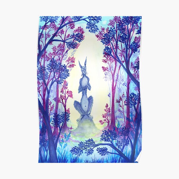 "Fae Rabbit" Poster by Weirdom | Redbubble