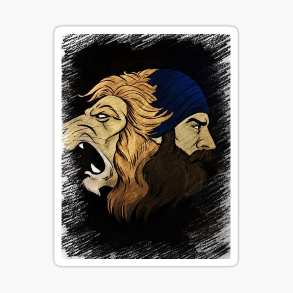 "KHALSA" Sticker by artist4siya | Redbubble