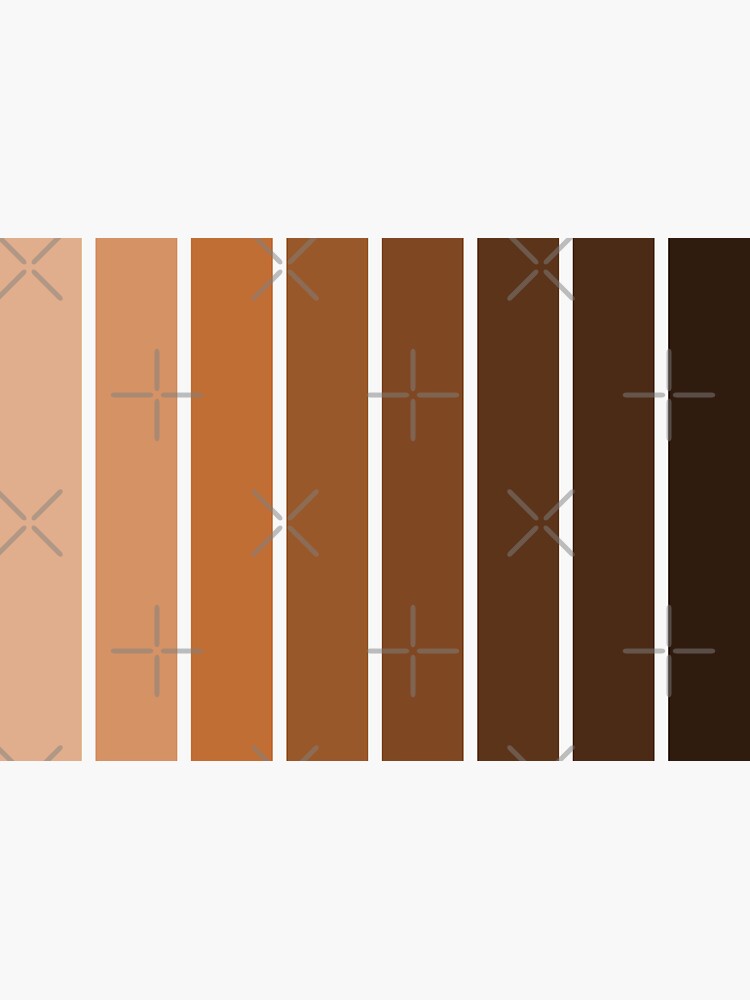 "Brown Scale" Sticker by Issamu | Redbubble