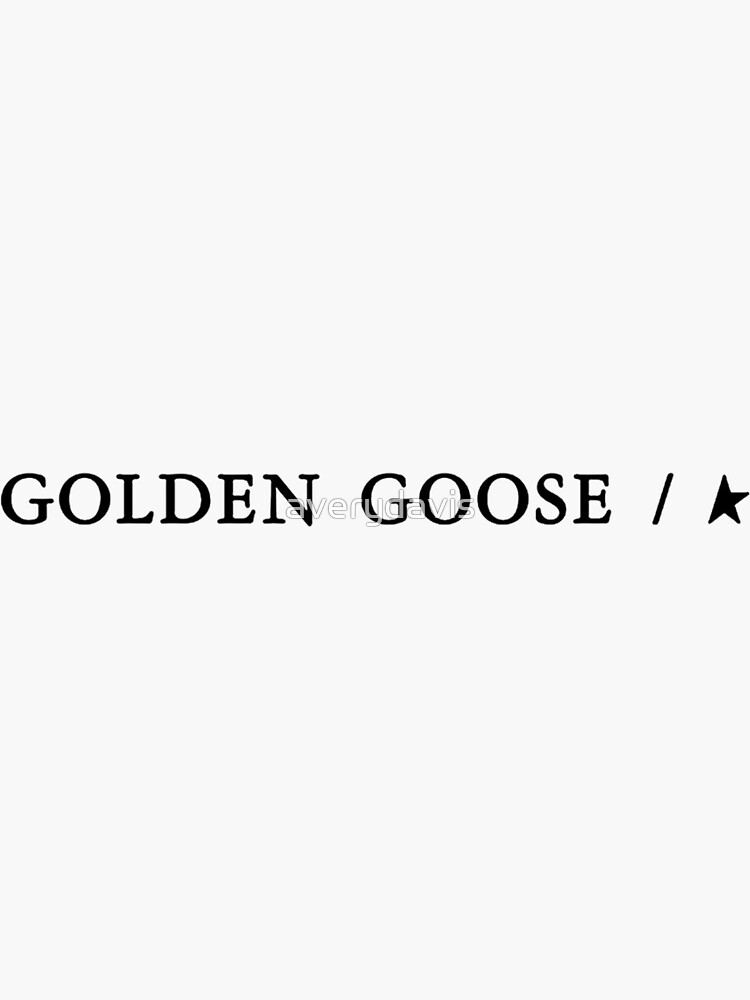 "Golden Goose logo" Sticker by averydavis | Redbubble