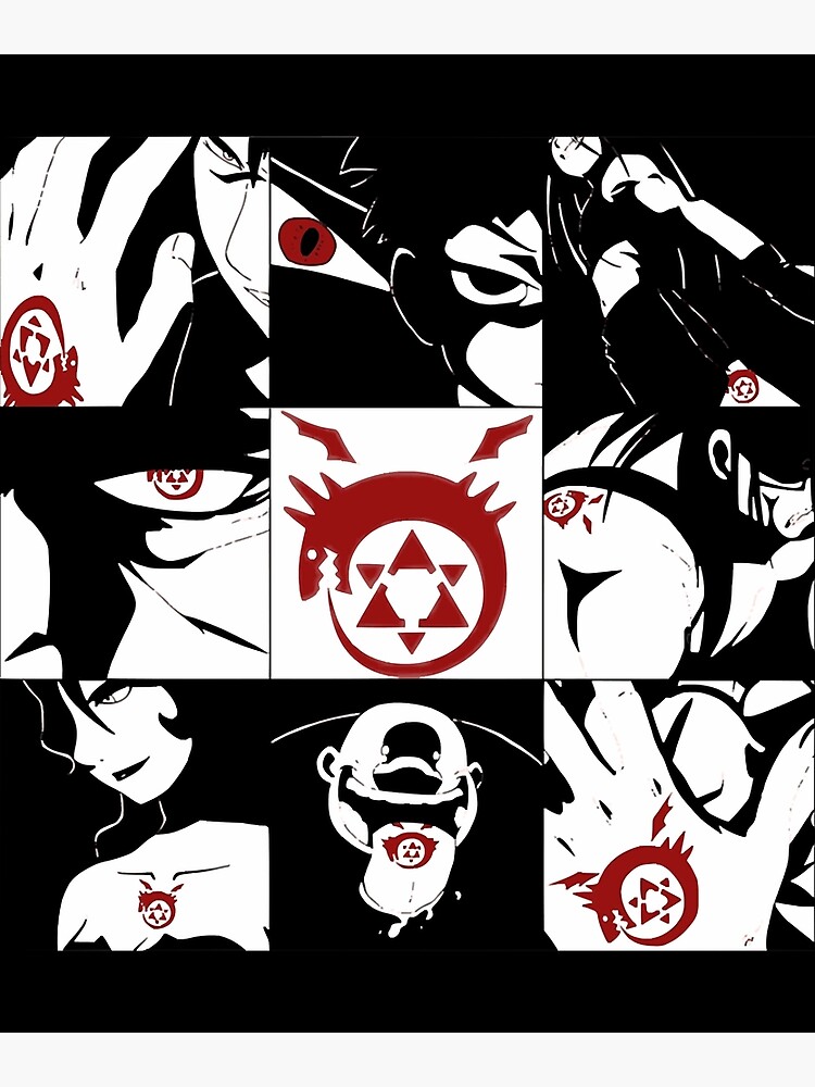 "Full Metal Alchemist Homunculus Classic ." Poster for Sale by ...