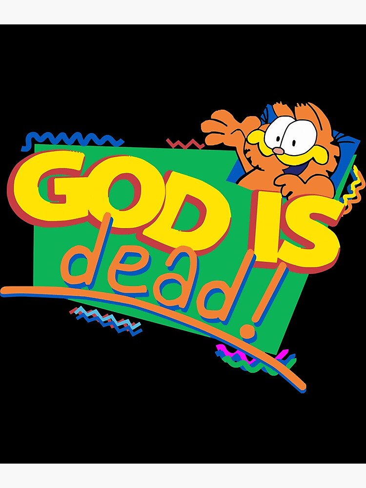 "Garfield God is Dead! Vintage Essential ." Poster by ervinbarker ...