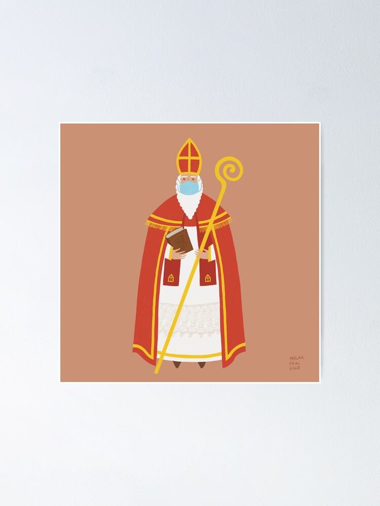 "Sinterklaas" Poster for Sale by maloupaul | Redbubble