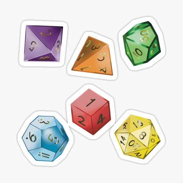 "GAYMER DICE STICKERS - RAINBOW PRIDE" Sticker for Sale by SeanBeDrawin ...