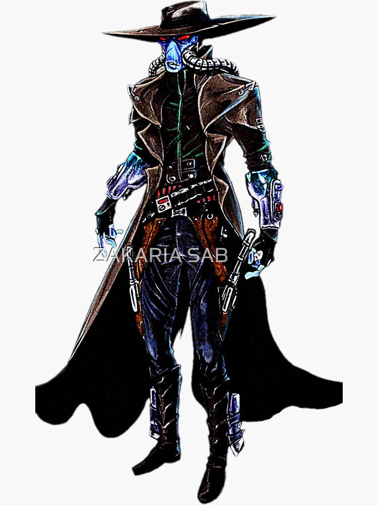 "Cad bane character" Sticker by ZAKARIASAB | Redbubble