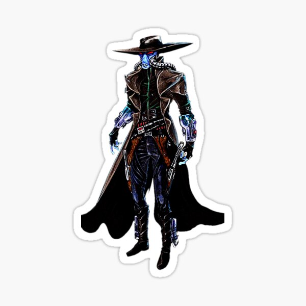 "Cad bane character" Sticker by ZAKARIASAB | Redbubble