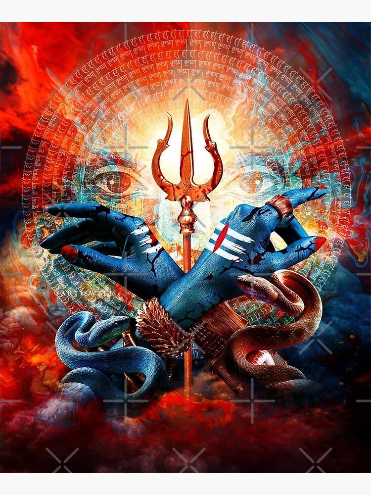 "Har Har Mahadev" Art Print for Sale by banothsonu | Redbubble