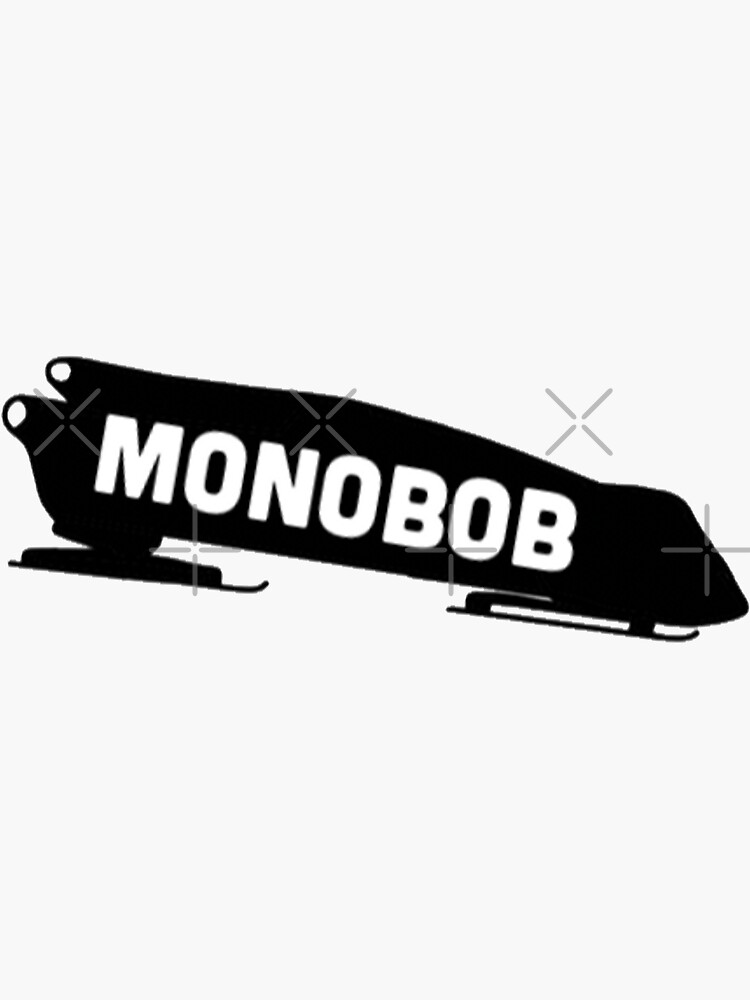 "Monobob" Sticker by radiantdark | Redbubble