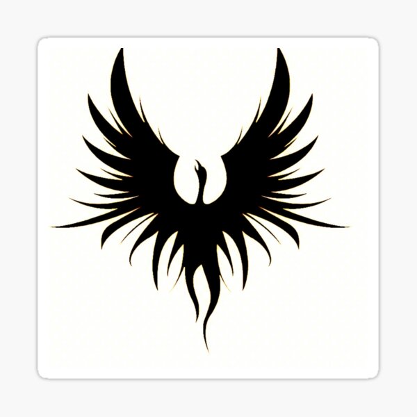 "Phoenix" Sticker for Sale by OMAQO | Redbubble