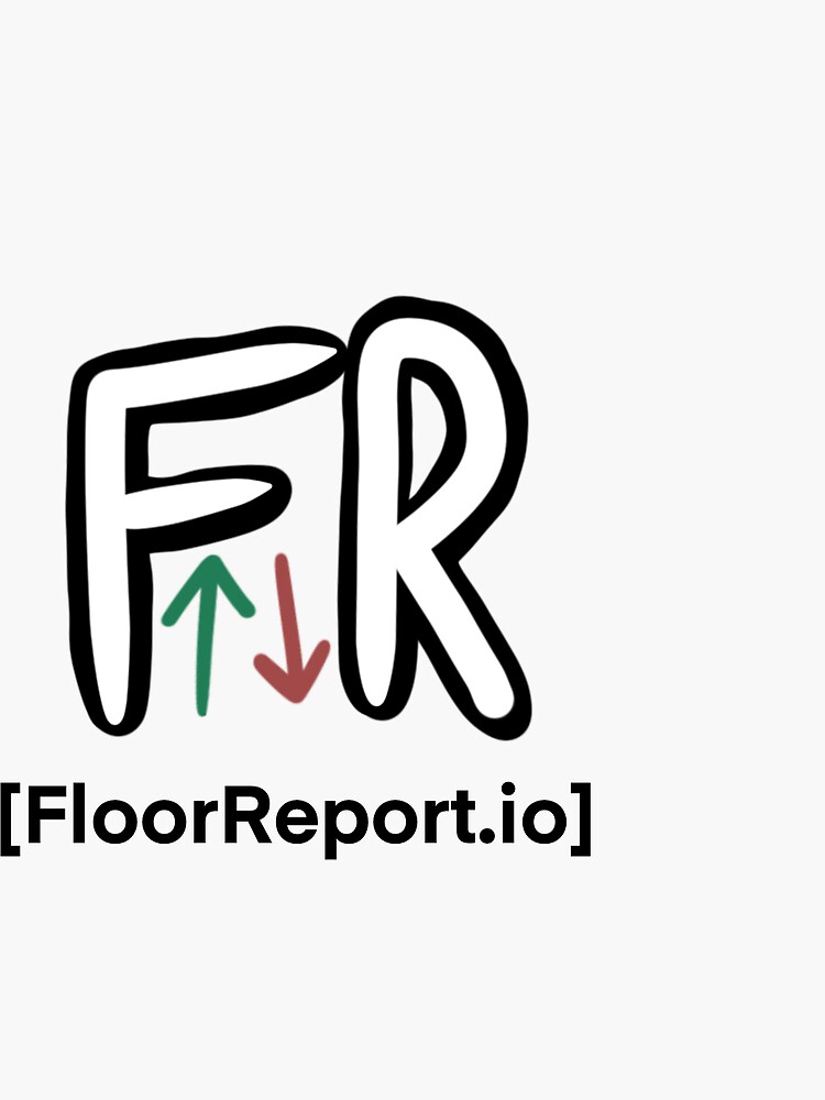 "Floor Report logo" Sticker by FloorReport | Redbubble