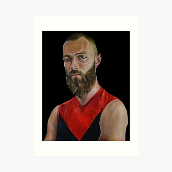 "Max Gawn Of the Melbourne demons" Art Print by Thepodcave | Redbubble