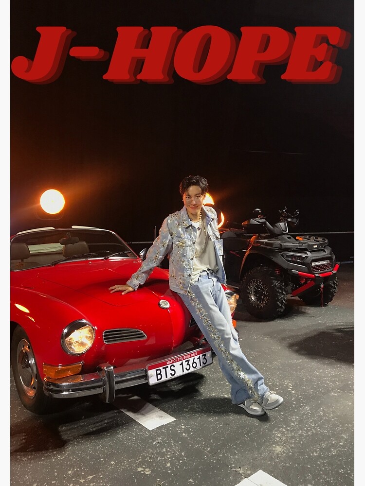 "BTS J-hope" Poster for Sale by Glacieux | Redbubble