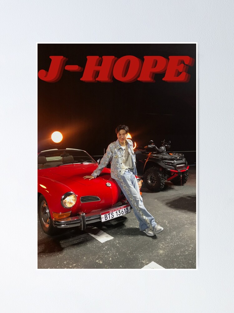 "BTS J-hope" Poster for Sale by Glacieux | Redbubble