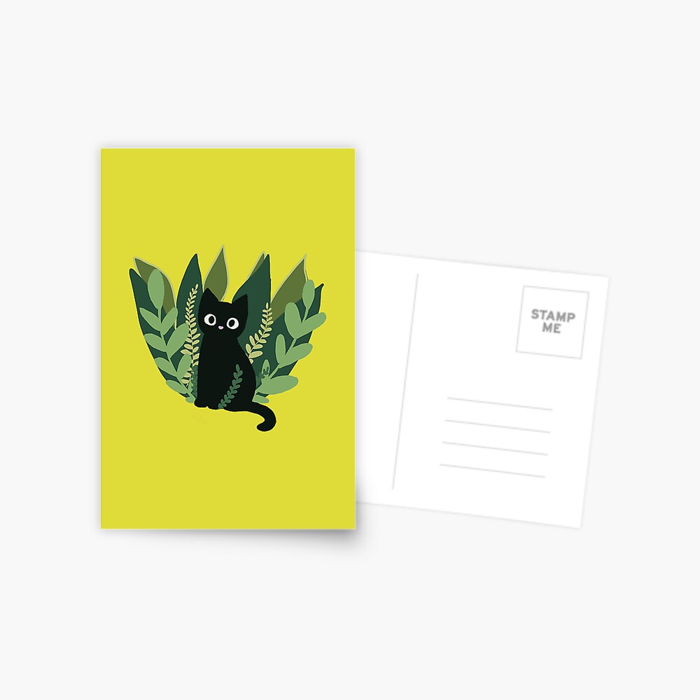 "cat plant " Sticker for Sale by arj99 | Redbubble