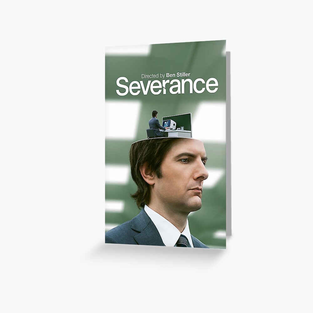 "Severance Poster" Greeting Card for Sale by cosmicgallery | Redbubble