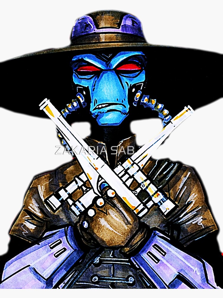 "Cad bane character" Sticker by ZAKARIASAB | Redbubble