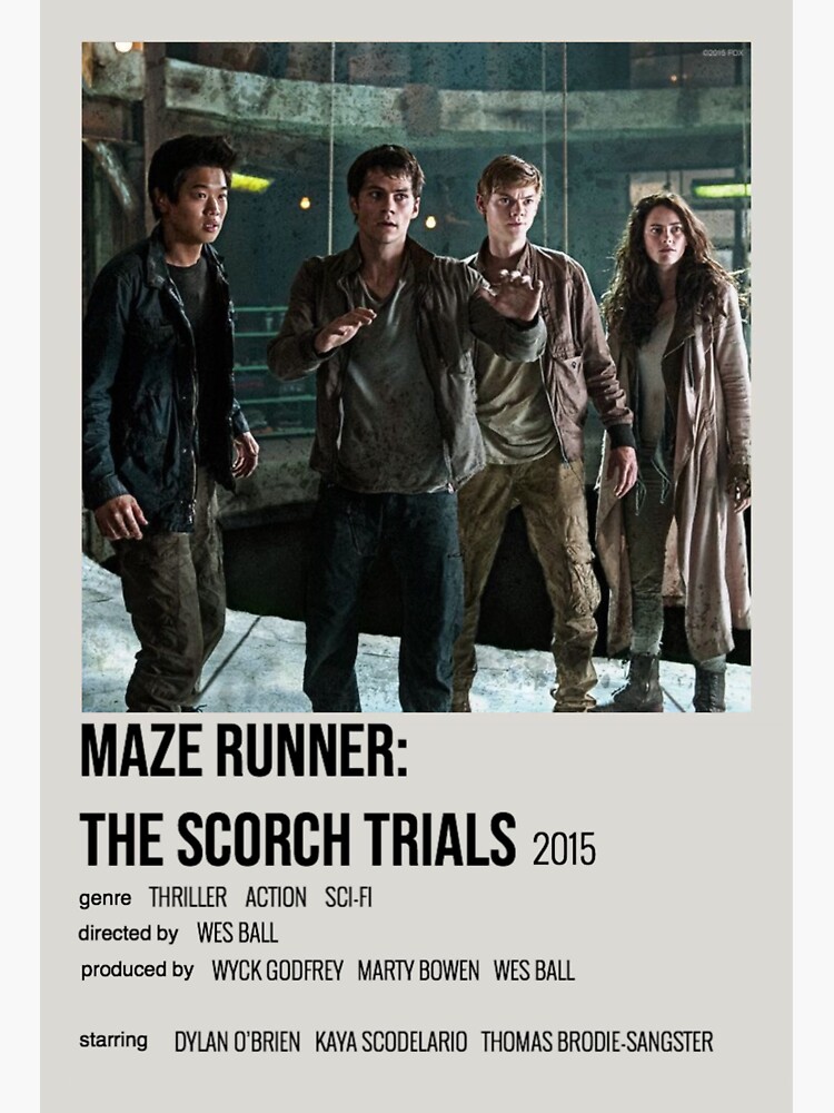 "tmr tst movie poster 03" Sticker by jennamcmahon | Redbubble