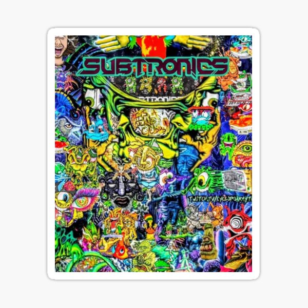 "Subtronics Essential Funny T-shirt & Stickers" Sticker by W2l-Store ...