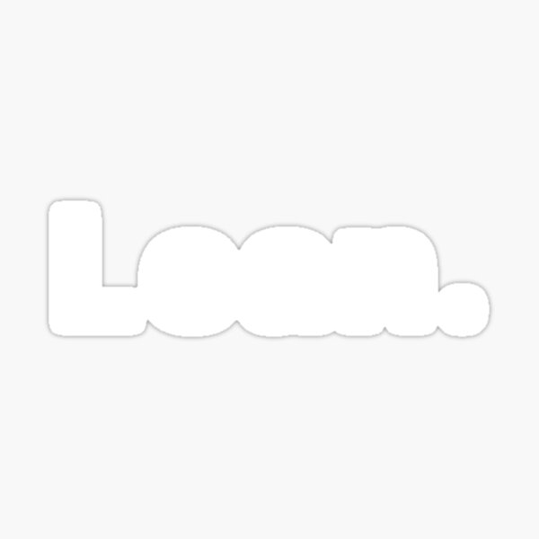 "Lean." Sticker by RedBubbleLuxury | Redbubble