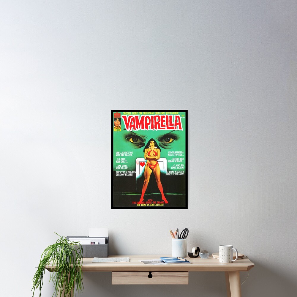 "YES! ANOTHER GREAT VINTAGE VAMPIRELLA MAGAZINE COVER!" Poster for Sale ...