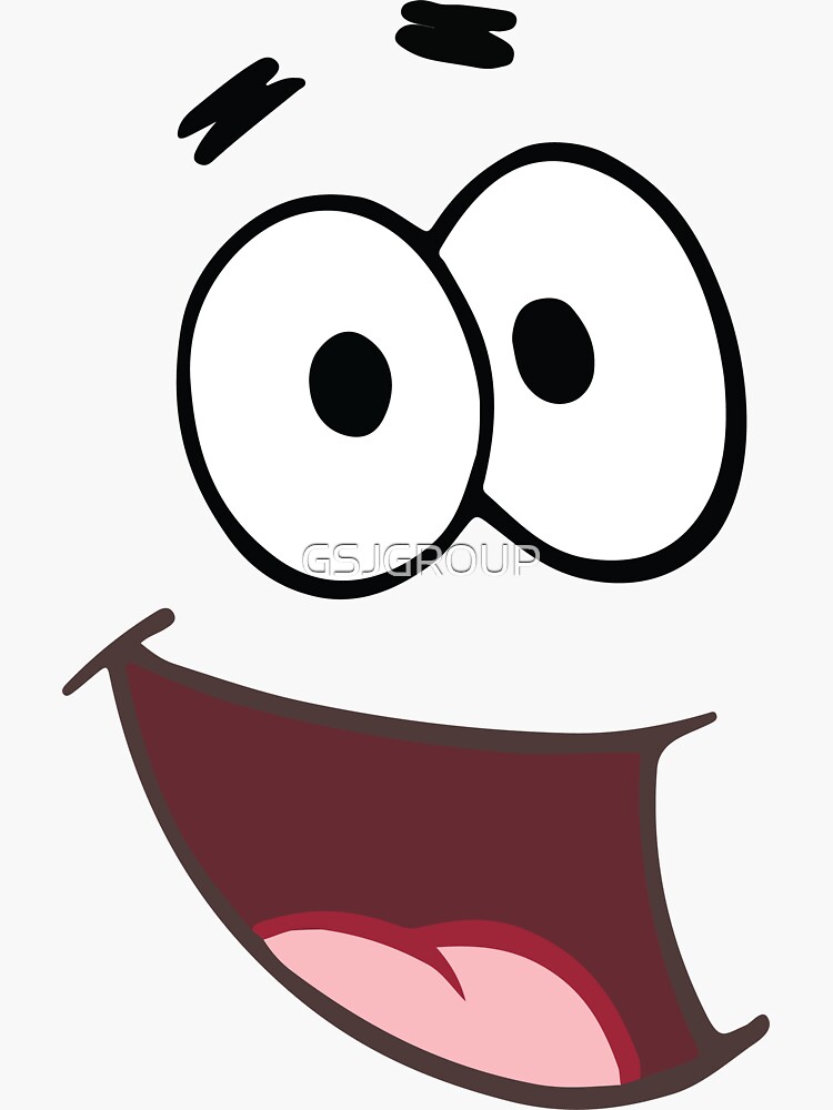 "Star face " Sticker by GSJGROUP | Redbubble