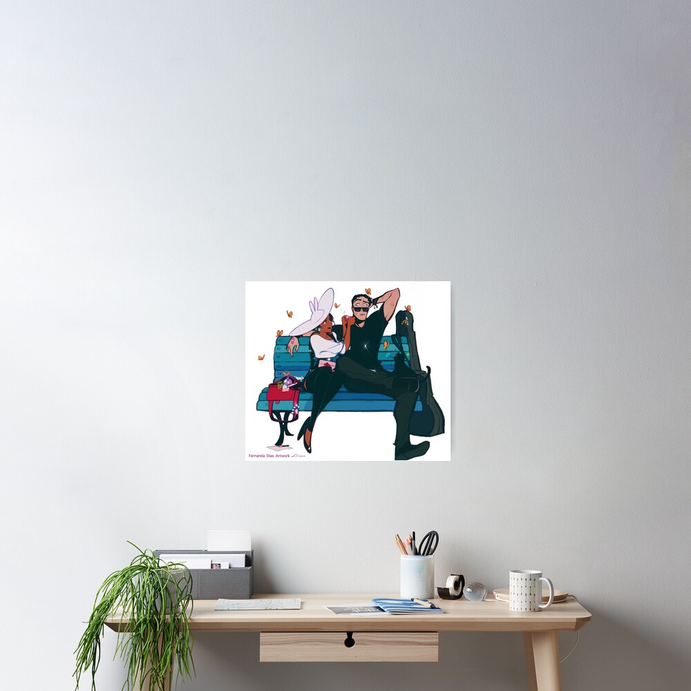 "Lorena and Ruan ( Witch Bunny )" Poster by diasartwork | Redbubble