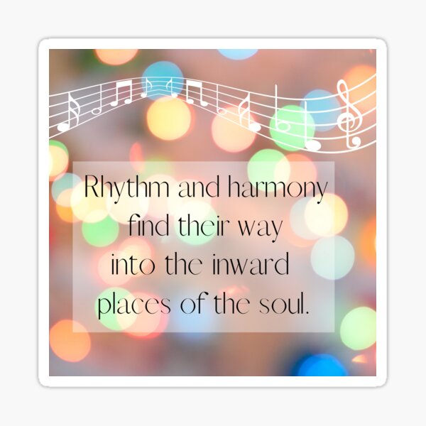 "Harmony" Sticker by BodyByBusky | Redbubble