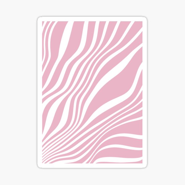 "Pink Zebra" Sticker by DesignsVanessaH | Redbubble