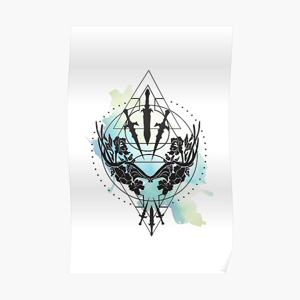 "Keyleth and Vax Minimal " Poster for Sale by amiredesigns | Redbubble