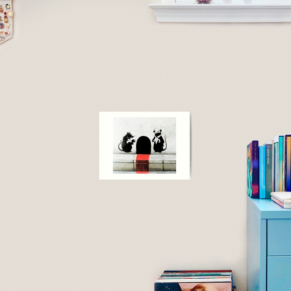 "Banksy - Red Carpet Dinner Service" Poster for Sale by EinsamerBaum ...