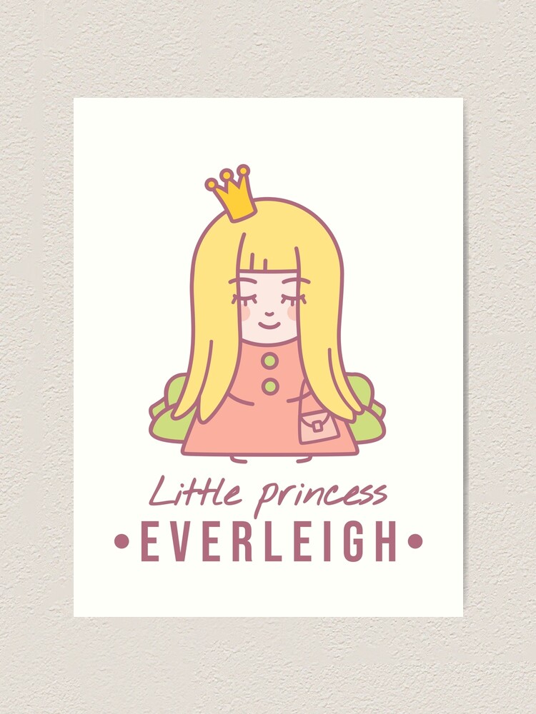 "Little princess Everleigh | Top baby girl names 2022 | Top female ...