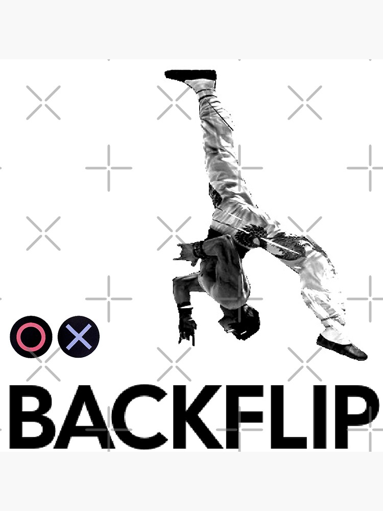 "BACKFLIP" Sticker for Sale by CharbonAnime | Redbubble