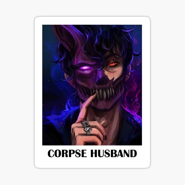 "" Corpse Husband " fan art " Sticker by lKing-Gaming | Redbubble