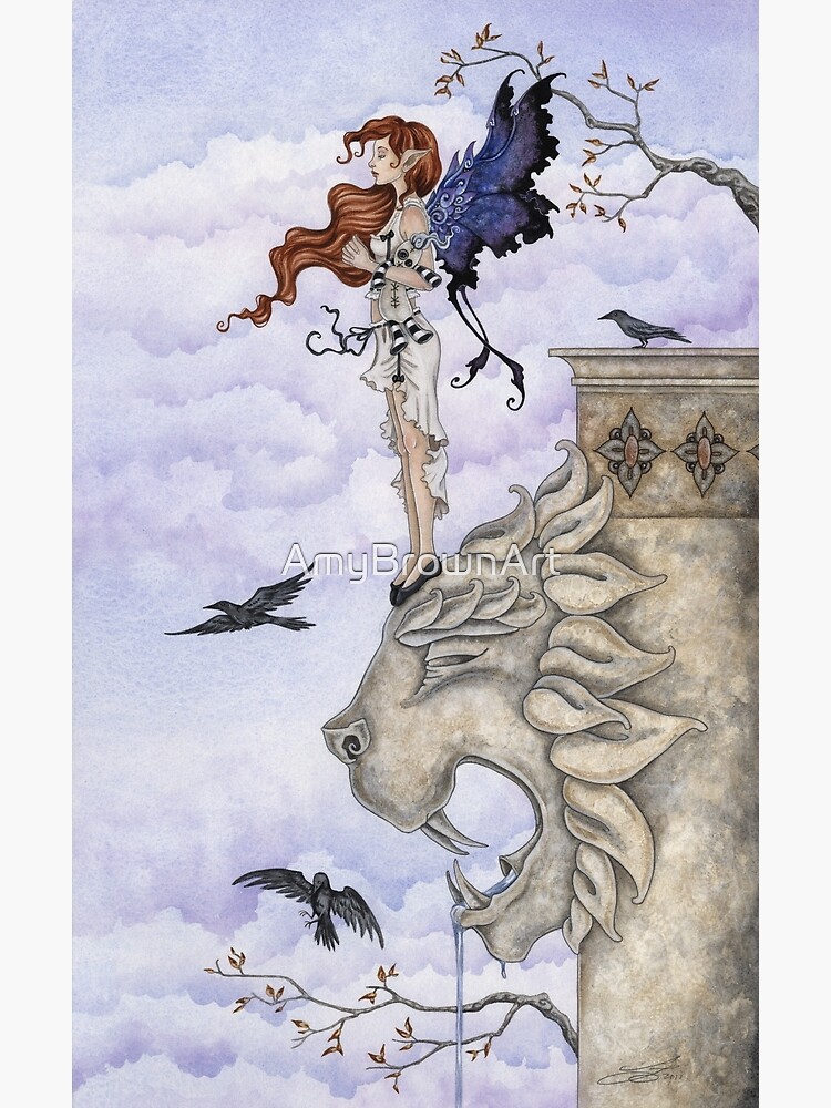 "Waiting" Poster for Sale by AmyBrownArt | Redbubble