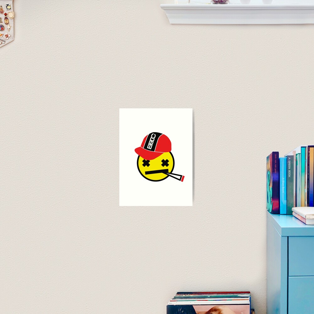 "Bad Boy Chiller Crew Merch BBCC Emoji" Art Print by SanaeShopy | Redbubble