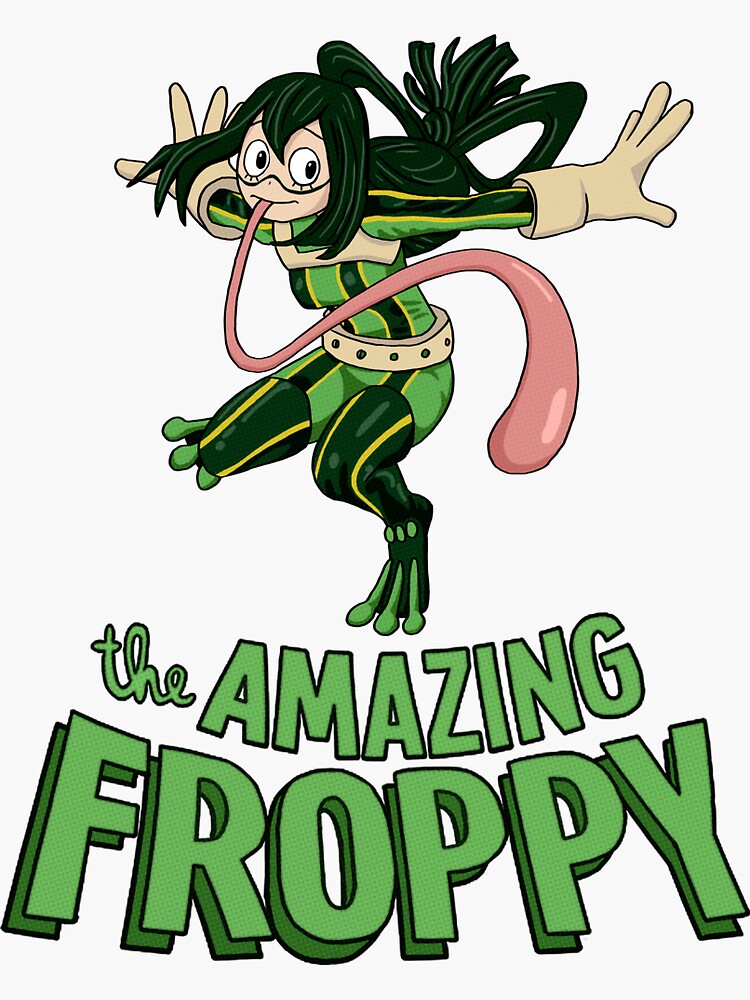 "The Amazing Froppy" Sticker by Pangolin1234 | Redbubble