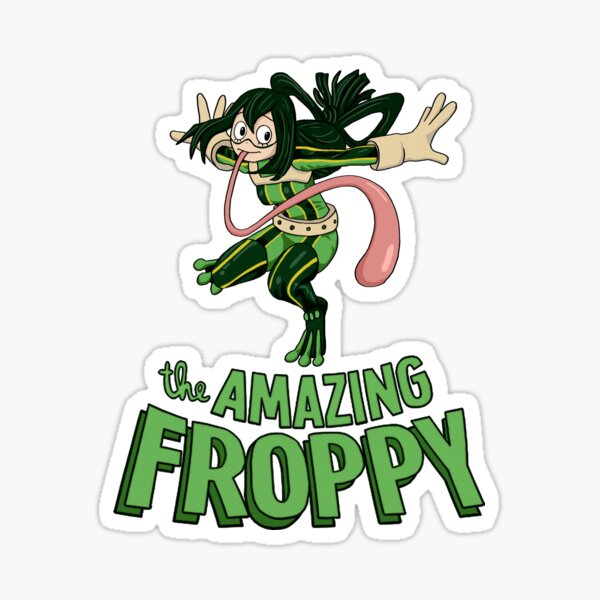 "The Amazing Froppy" Sticker by Pangolin1234 | Redbubble