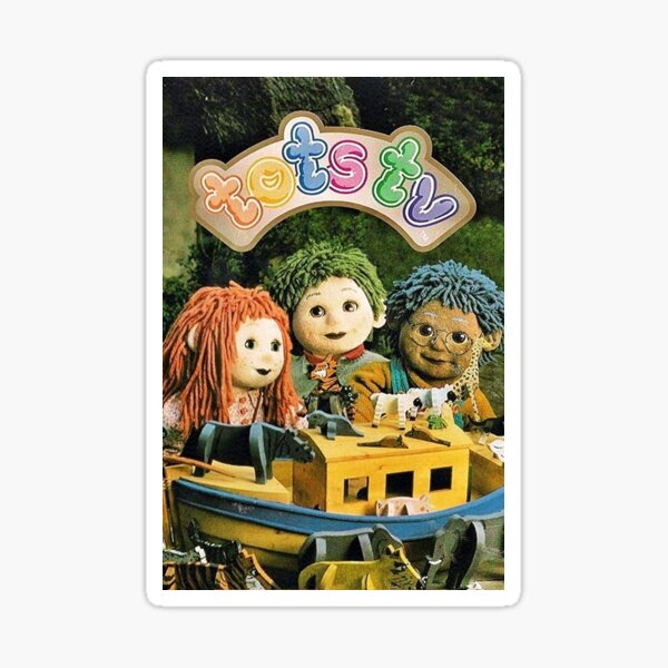 "Tots tv" Sticker for Sale by Glinda-39 | Redbubble