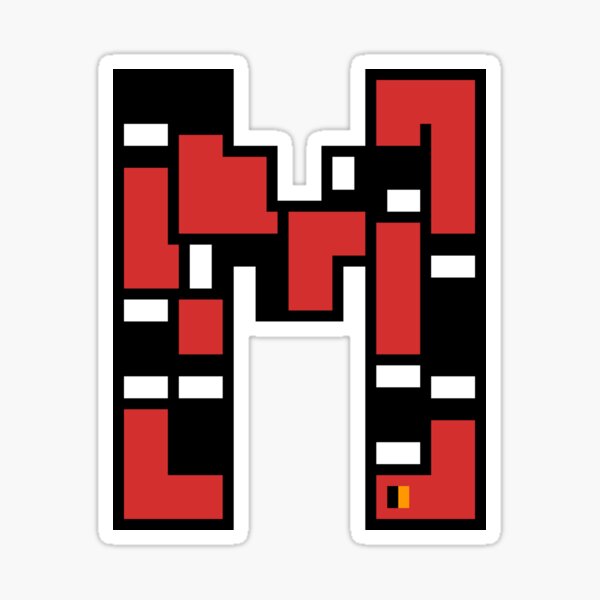 "Alphabet snake M" Sticker by SnakeLovers | Redbubble