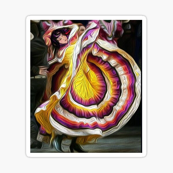 "DAZZLING DANCER" Sticker by FunWerx | Redbubble