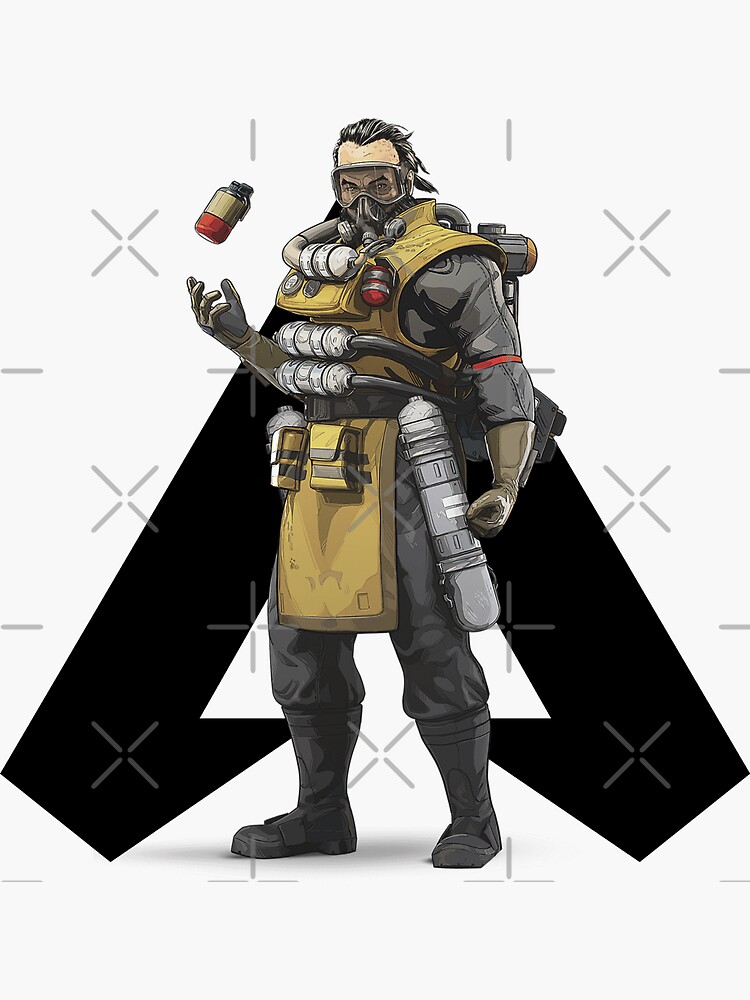 "Apex Legends - Caustic" Sticker by GarunBlade1 | Redbubble