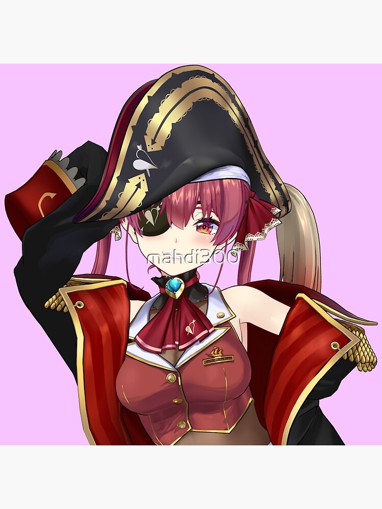 Lienzo «Marina de Houshou vtuber» de mahdi300 | Redbubble
