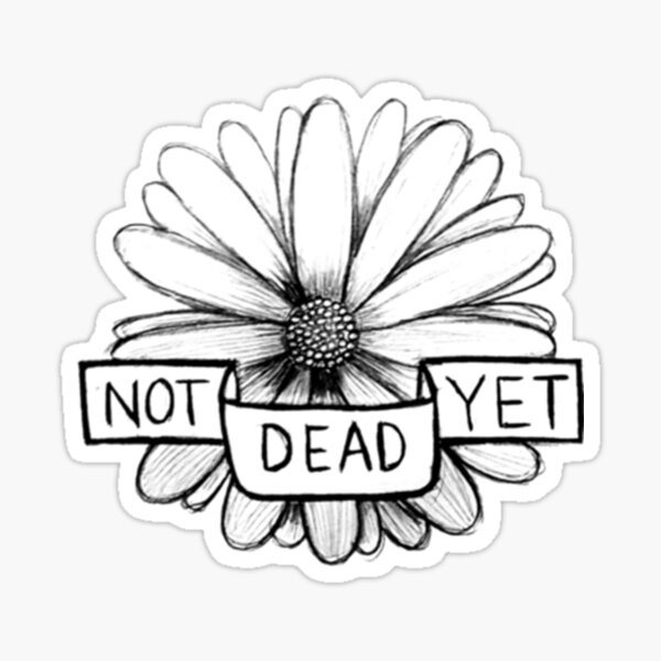 "Get Better Frank Turner Not Dead Yet Sticker" Sticker for Sale by ...