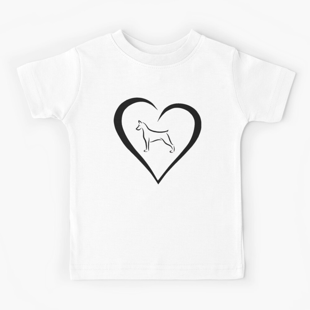 "Black Puppy Silhouette in Heart Outline - First series - Jaxson Love ...