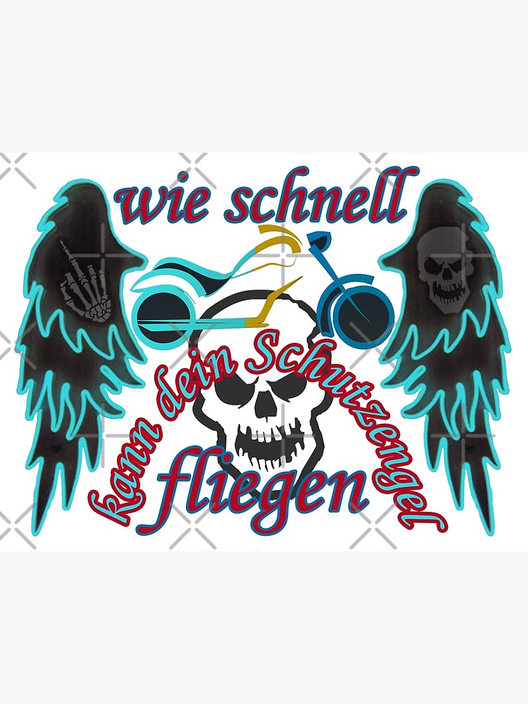 "guardian angel motorcycle," Poster for Sale by Han655 | Redbubble