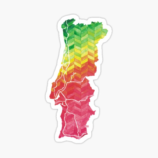 "Portugal Sticker" Sticker by SharlaPaints | Redbubble