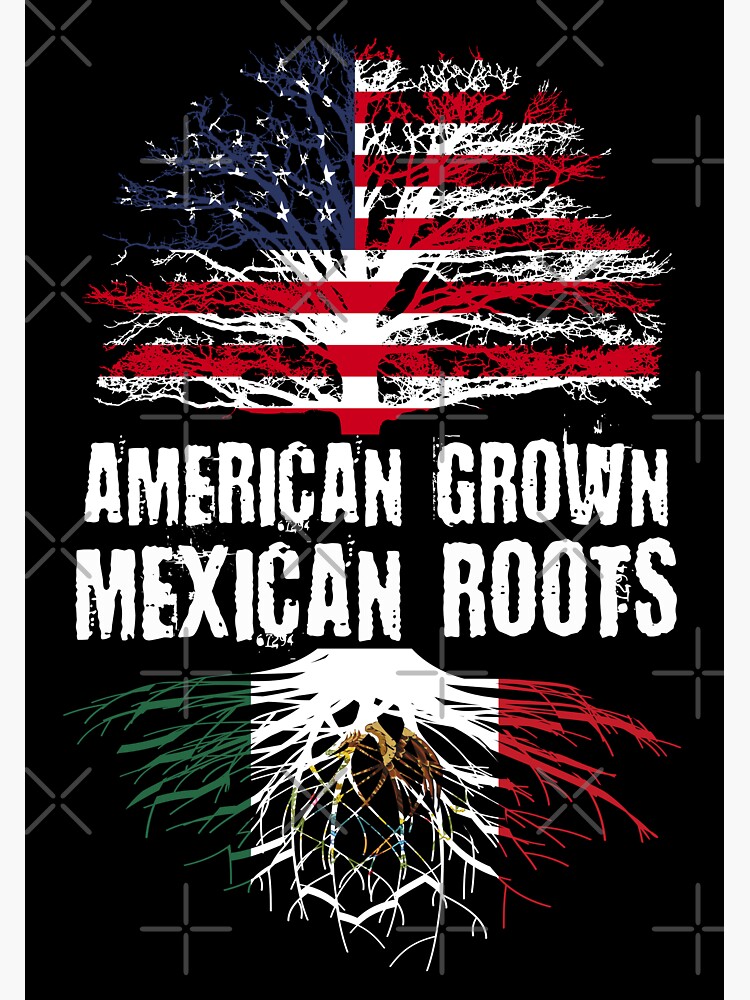 "American Grown Mexican Roots" Sticker by DAFIN | Redbubble