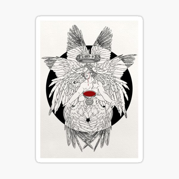 "Seraphim" Sticker by kiwikieron | Redbubble